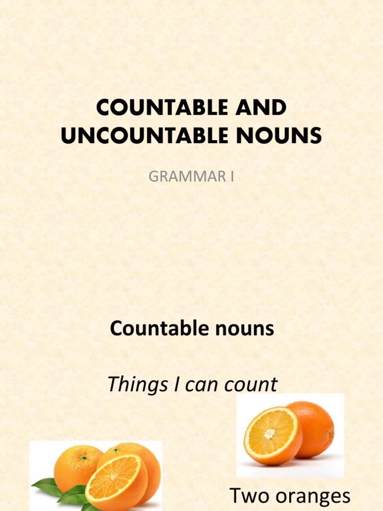 Countable and Uncountable Nouns Guide | PDF | Noun | Grammatical Number