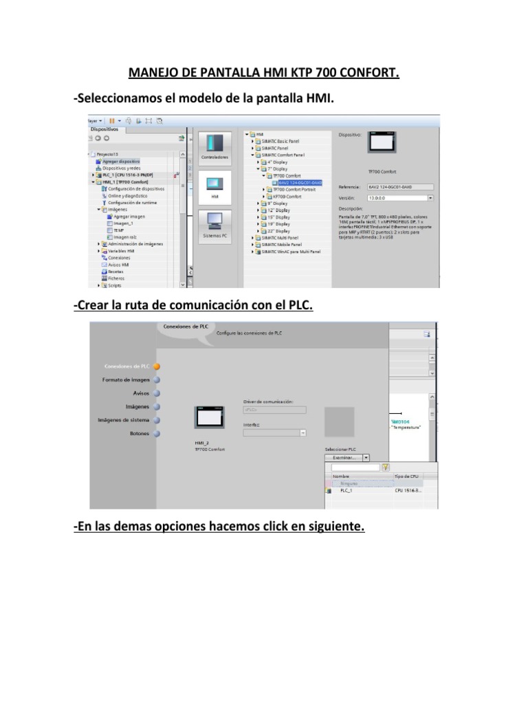 Manual Hmi Siemnes | PDF