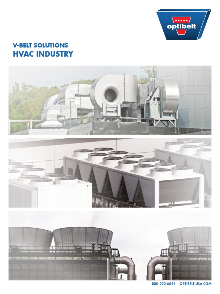 Hvac Industry: V-Belt Solutions | PDF | Belt (Mechanical) | Air ...