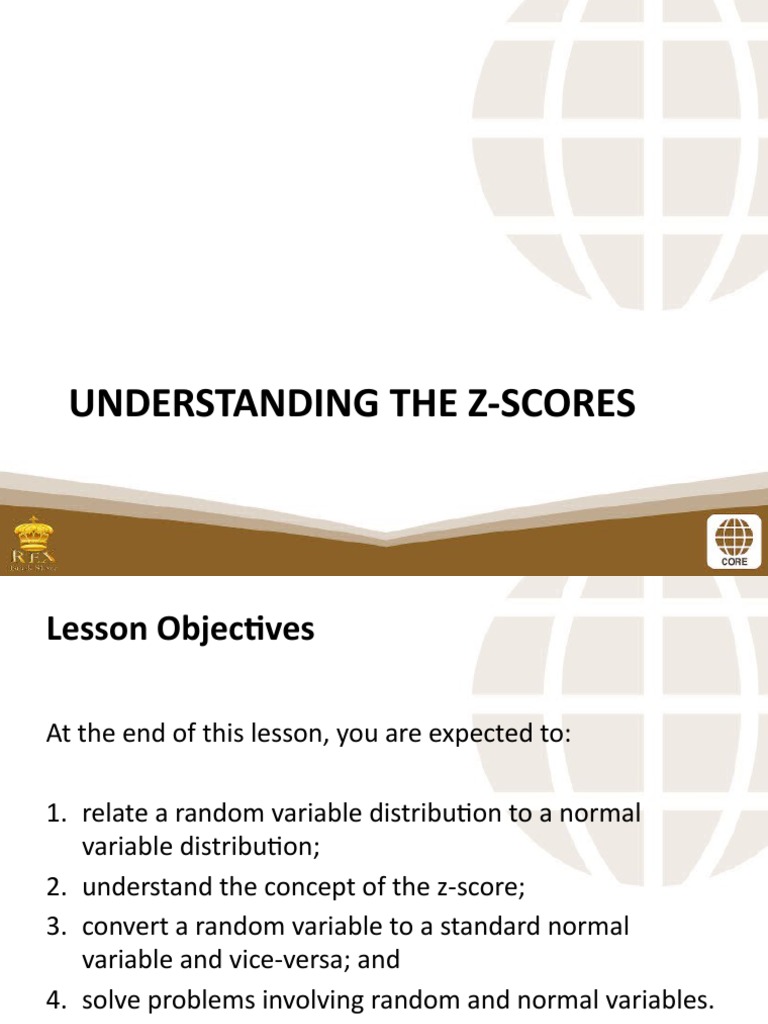 Understanding Z-Scores in Statistics | PDF | Standard Score | Normal ...
