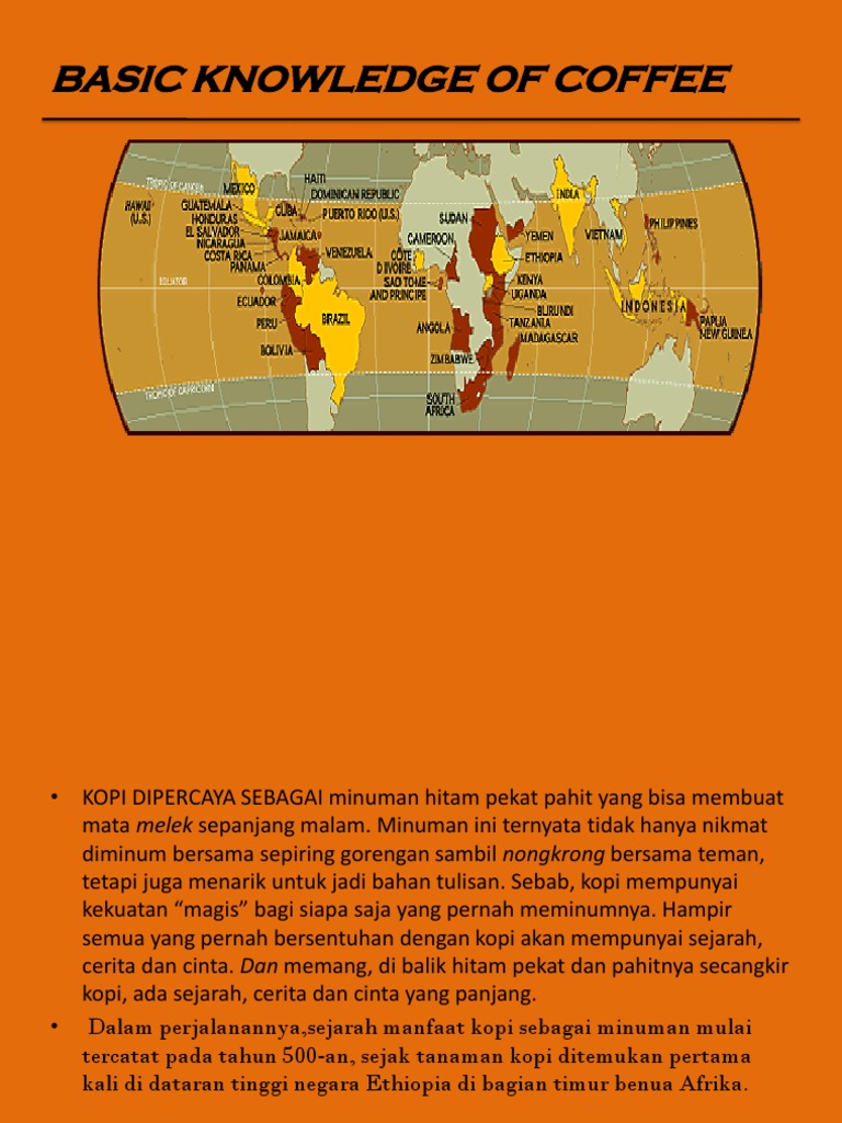 Basic Coffe Knowledge | PDF