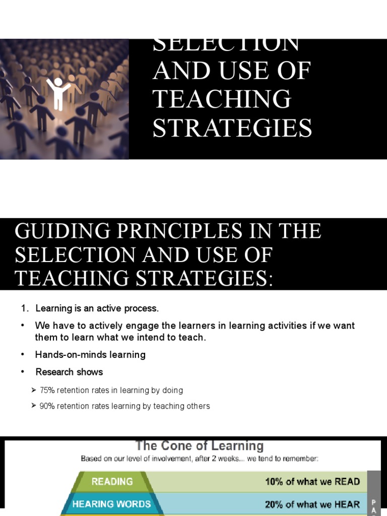 Selecting Effective Teaching Strategies | PDF | Teaching Method | Brain