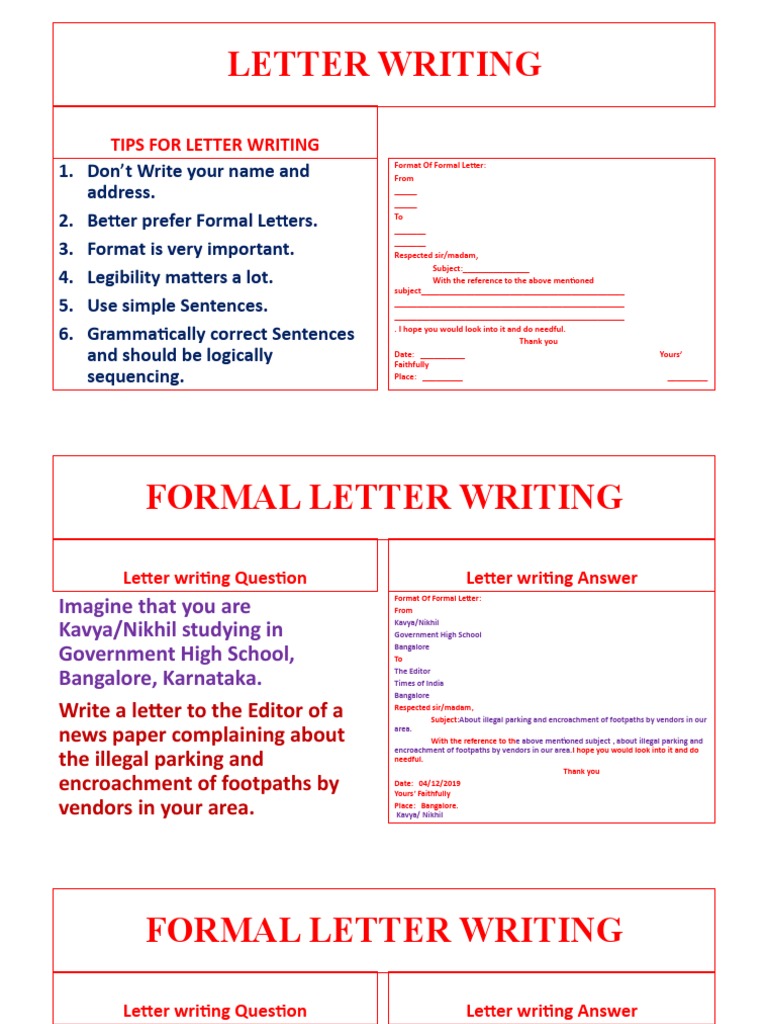 Letter Writing 2 | PDF | Human Communication | Language Mechanics