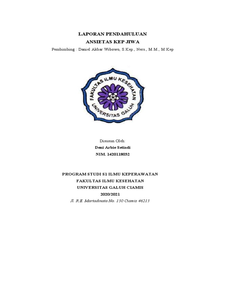 LP Ansietas Deni As | PDF