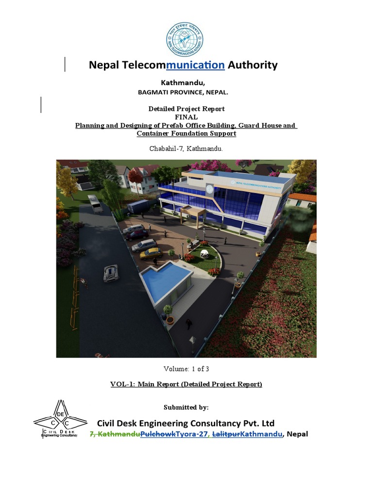 NTC Building Report Revised - Sudish | PDF | Wall | Structural Steel