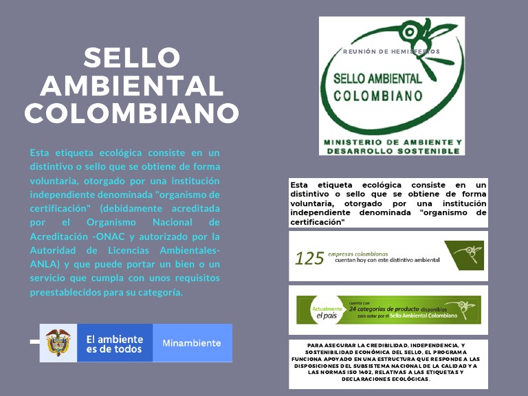 Sello Ambiental Colombiano | PDF