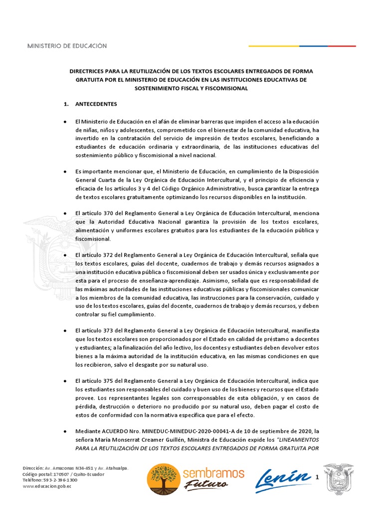 Directrices para Devolución de Textos | PDF | Plan de estudios | Planificación