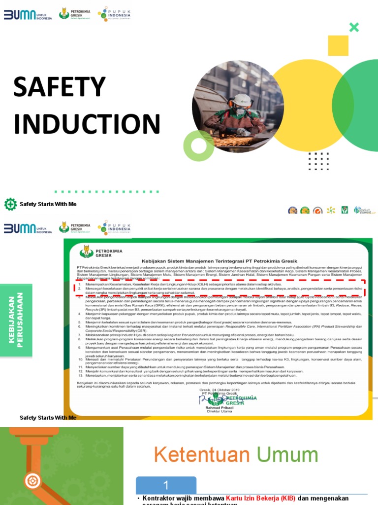Safety Induction 2020 | PDF