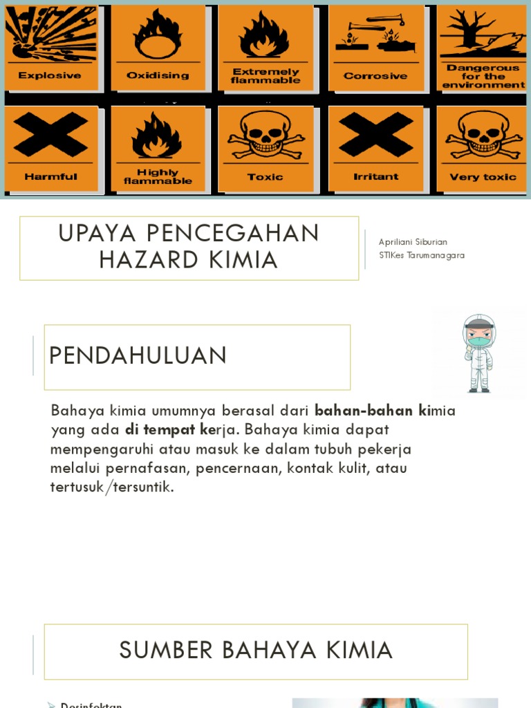 Upaya Pencegahan Hazard Kimia | PDF