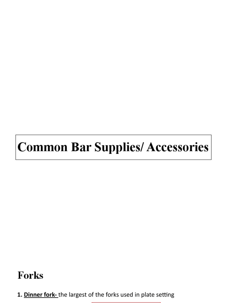 Types of Flatware | PDF | Spoon | Tableware