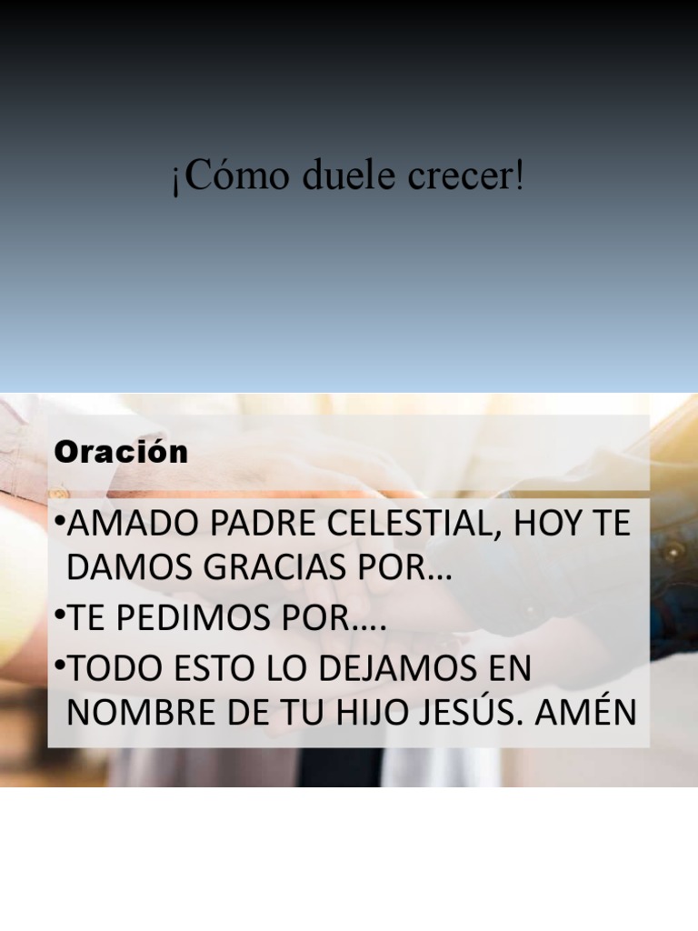 Cómo Duele Crecer! | PDF