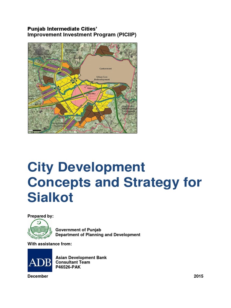 Integrated City Development Strategy Sialkot | PDF | Sustainability ...