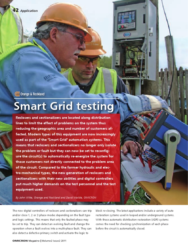 Smart Grid Testing: Application | PDF | Electrical Grid | Smart Grid