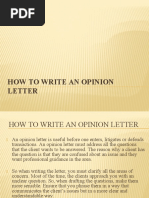 Legal Opinion Structure Format Example | PDF