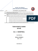 Tchoukball Game Rules and Scoring | PDF