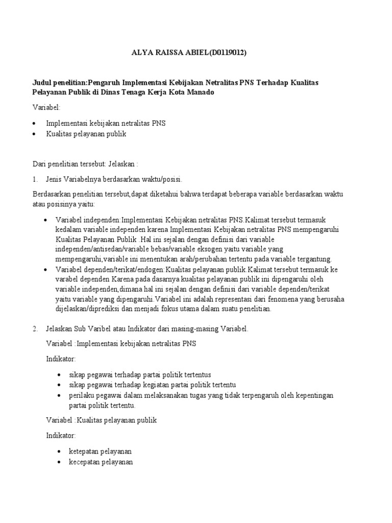 Alya Raissa Abiel (D0119012) | PDF