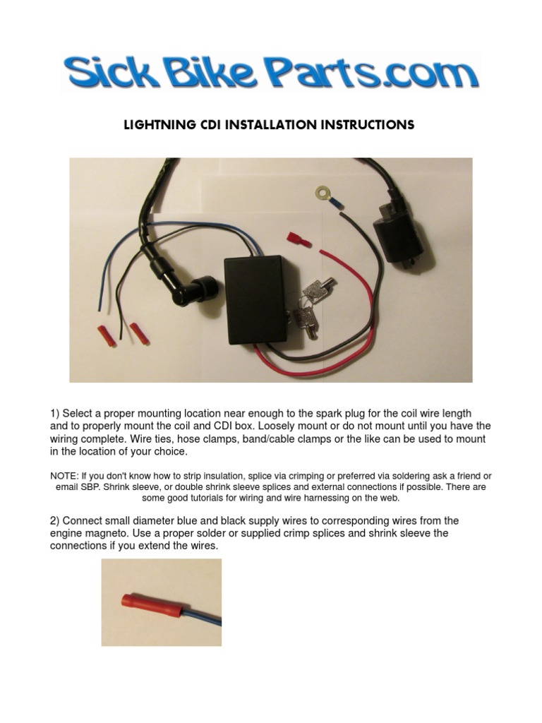 Lightning Cdi Installation Instructions | PDF