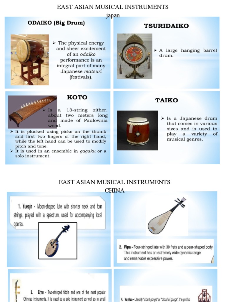 East Asian Musical Instruments | PDF