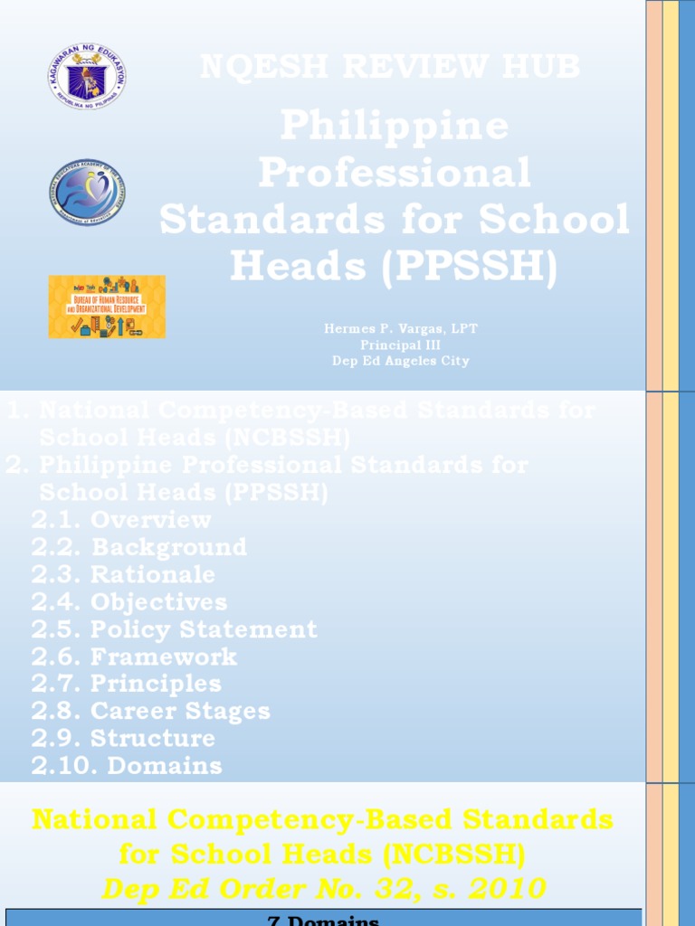 Nqesh Review Hub-Overview On PPSSH | PDF | Leadership | Teachers