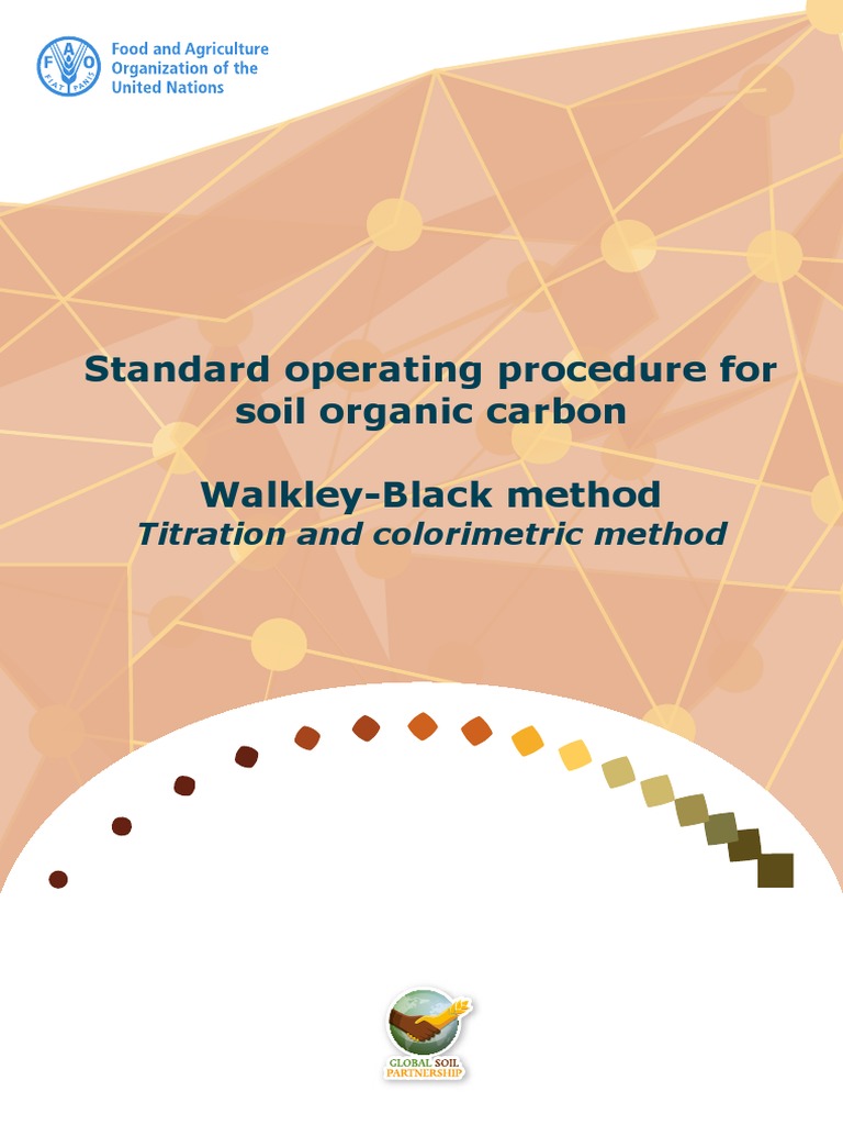 SOP Walkley Black | PDF | Soil | Titration