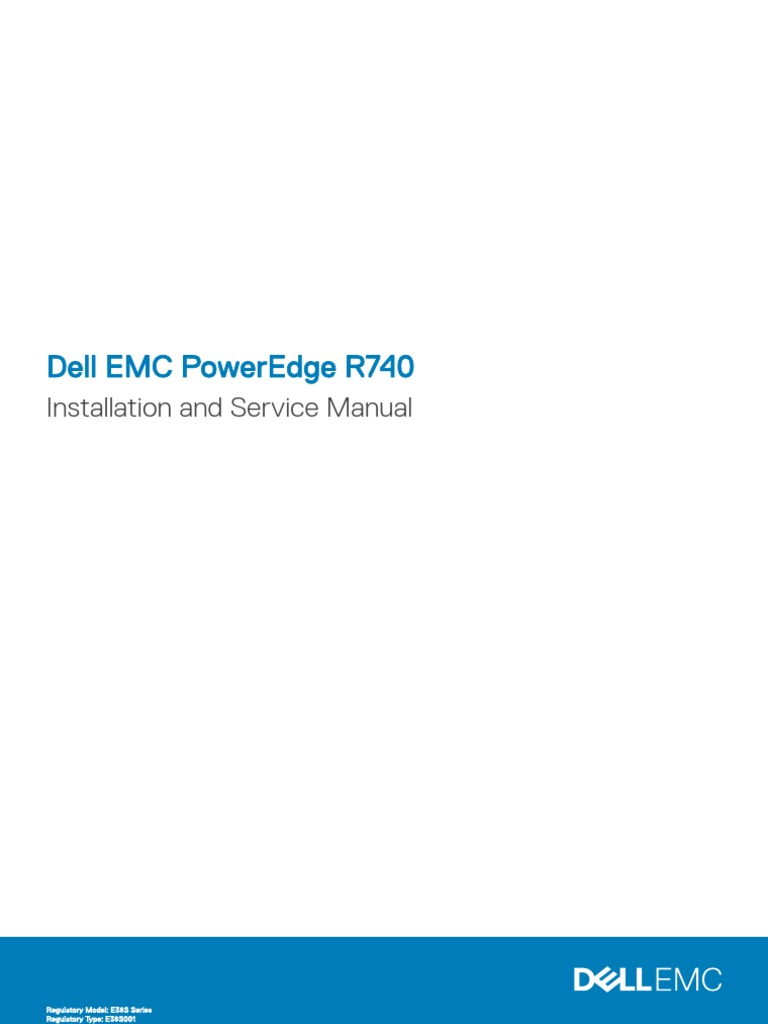 Dell EMC PowerEdge R740 Installation and Service Manual | PDF | Booting ...