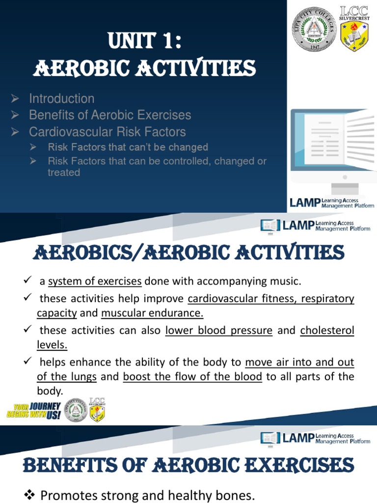 First Lesson (Aerobic Activities) | PDF