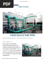 Pump Piping Design Best Practices | PDF | Pump | Pipe (Fluid Conveyance)