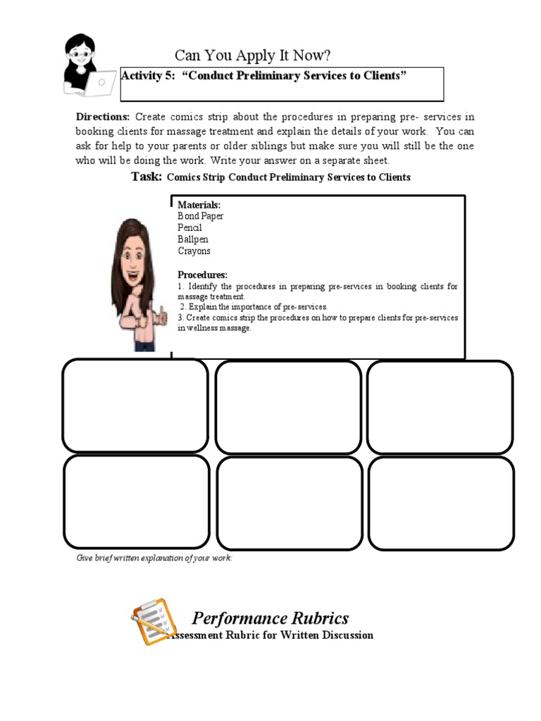 Rubrics For Comics Strip | PDF | Rubric (Academic) | Cartoon