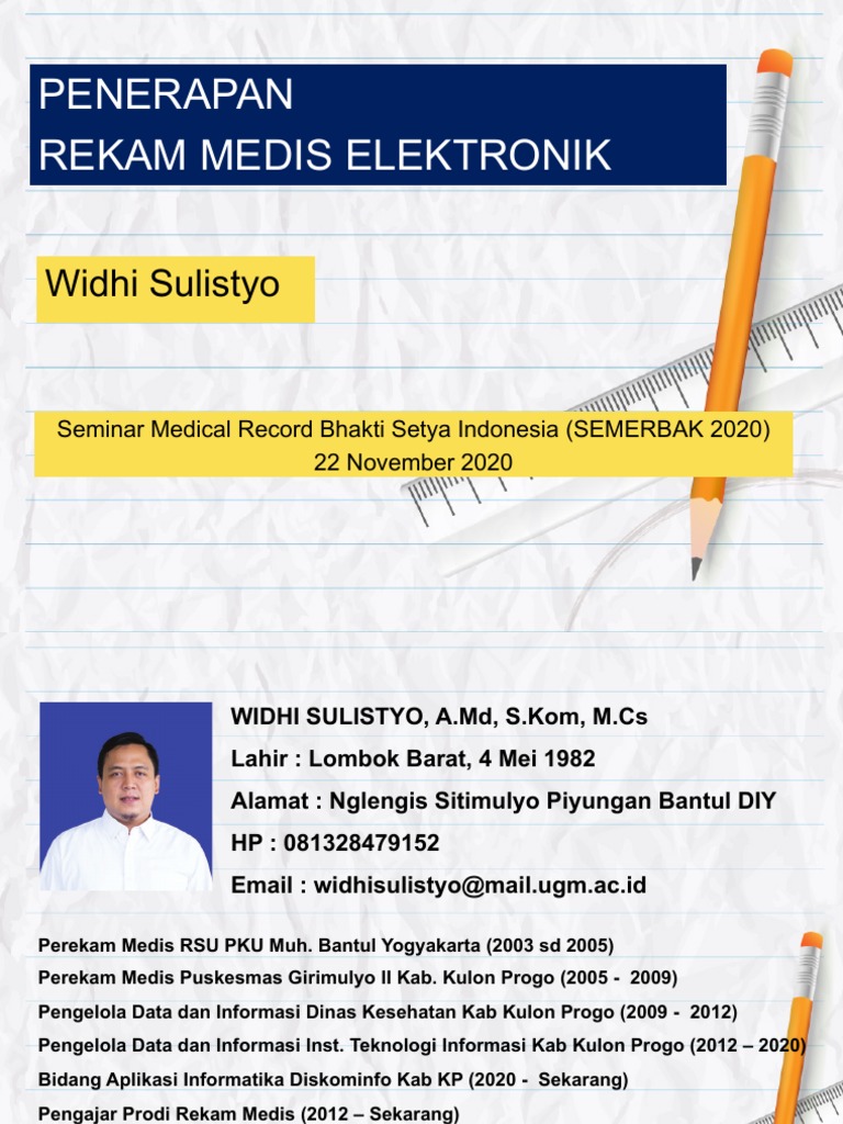 Penerapan Rekam Medis Elektronik - New | PDF
