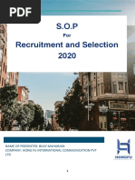 Sop HR | PDF | Human Resources | Human Resource Management