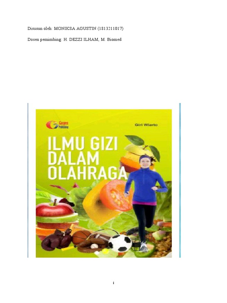 Menu Makanan Atlit | PDF