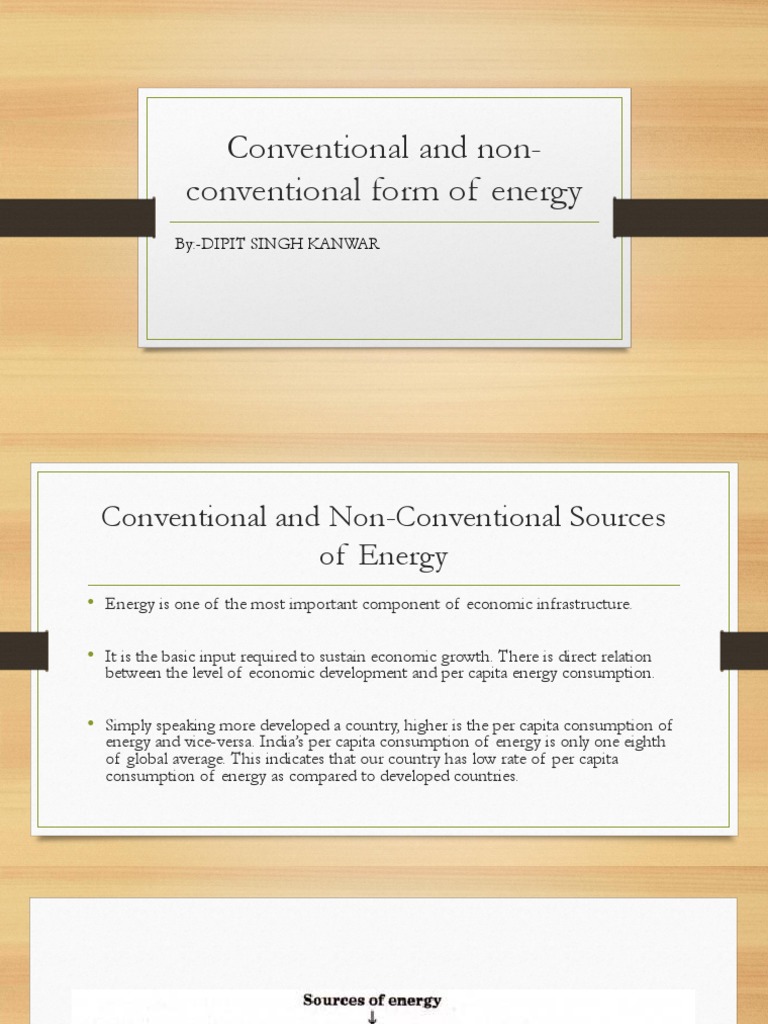 Conventional and Non - Conventional Form of Energy Dipit | PDF | Solar ...