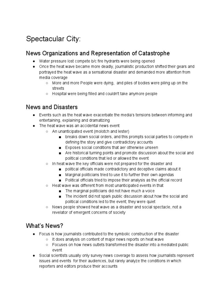 Ch. 5 Klinenberg - Heat Wave Soc. | PDF | News | Heat Wave