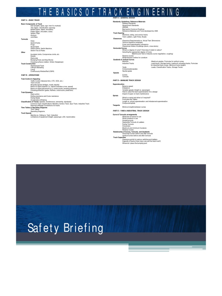 Basic Track Engineering 2010 | PDF | Track (Rail Transport) | Rail ...