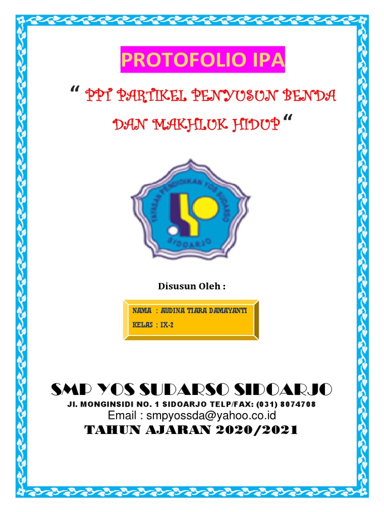 PORTOFOLIO IPA TIARA Ix-2 | PDF | Karier & Perkembangan | Seni