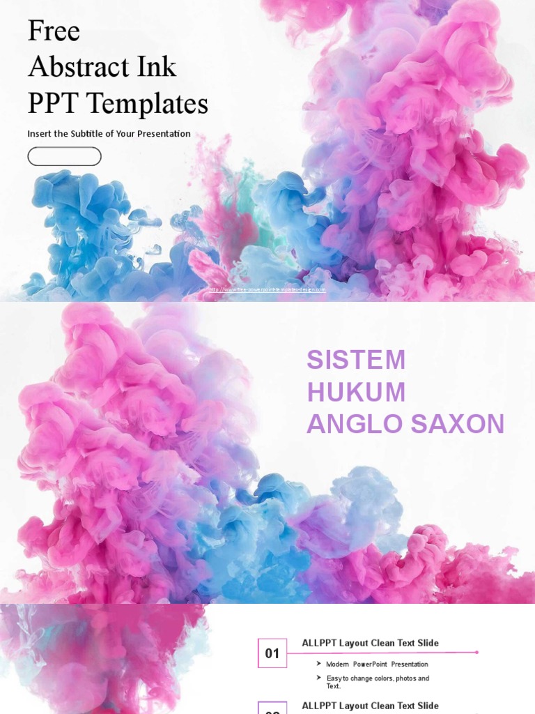 Abstract Ink Drop PowerPoint Templates | PDF | Infographics | Page Layout