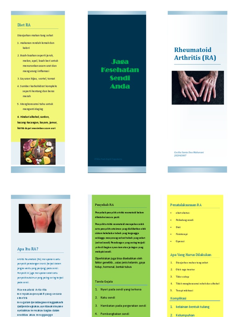 Leaflet RA | PDF | Kesehatan Holistik | Sains & Matematika