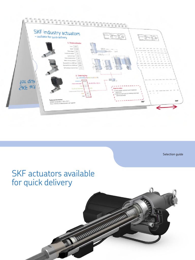 SKF Actuators | PDF | Electric Motor | Actuator