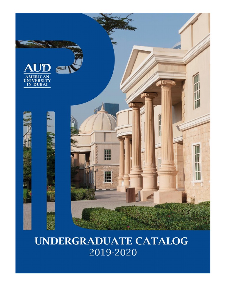 AUD Undergraduate Catalog 2019 2020 | PDF | Academic Degree | University