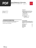 Wells Fargo Bank Statement | PDF | Banking | Transaction Account
