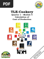 Quarter 1-Module 1 Cookery: Exploratory Course | PDF | Kitchen | Foods
