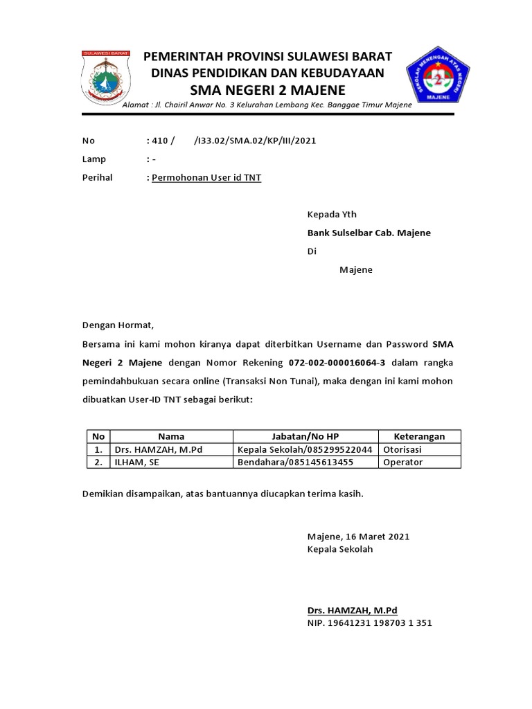 Permohonan ID TNT BPD | PDF
