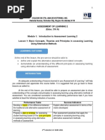 Assessment in Learning 2 | PDF