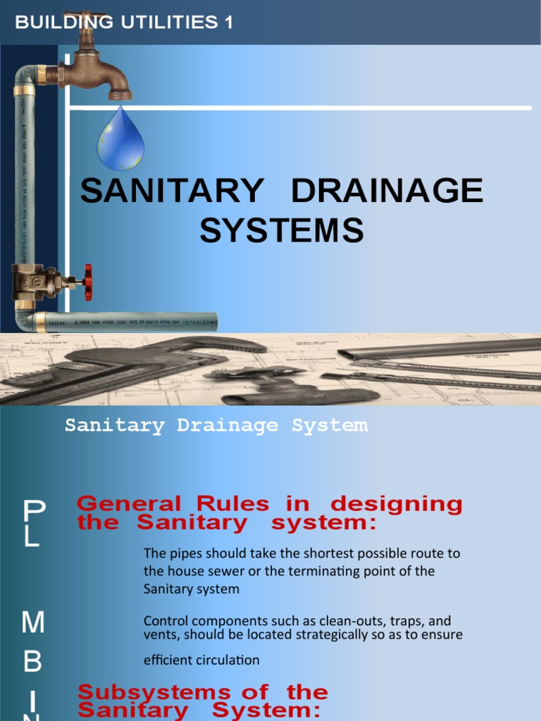 Sanitary Ans Drainage | PDF | Sanitary Sewer | Sewage