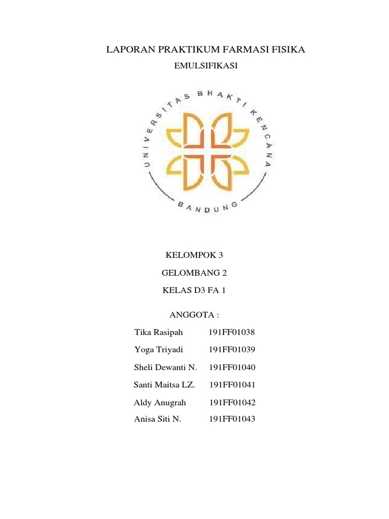Laporan Praktikum Farmasi Fisika 3 | PDF