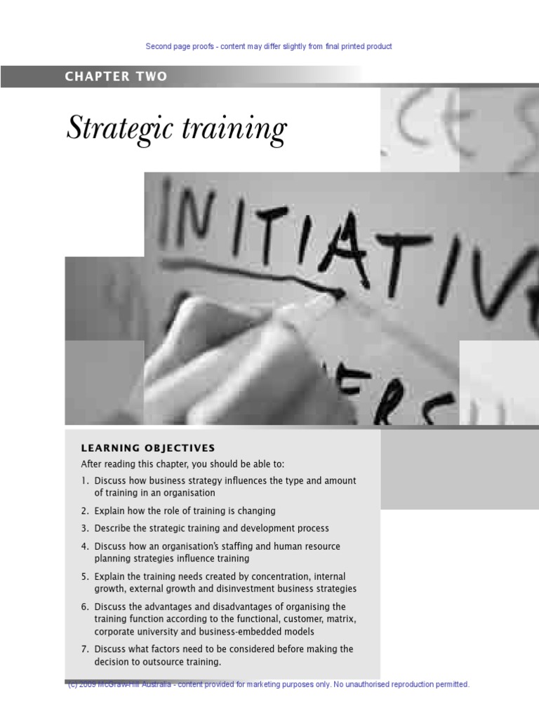 Chapter Two Strategic Training Learning | PDF | Strategic Management ...
