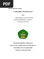 Contoh Varibel-Variabel Dalam Penelitian Psikologi | PDF