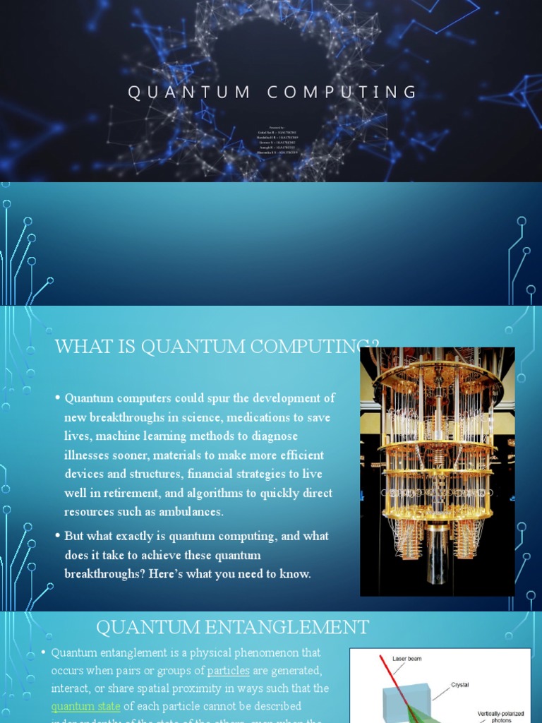 Applications and Significance of Quantum Computing: An Overview of ...