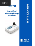 HACH Chlorine Testing SOP | PDF | Chlorine