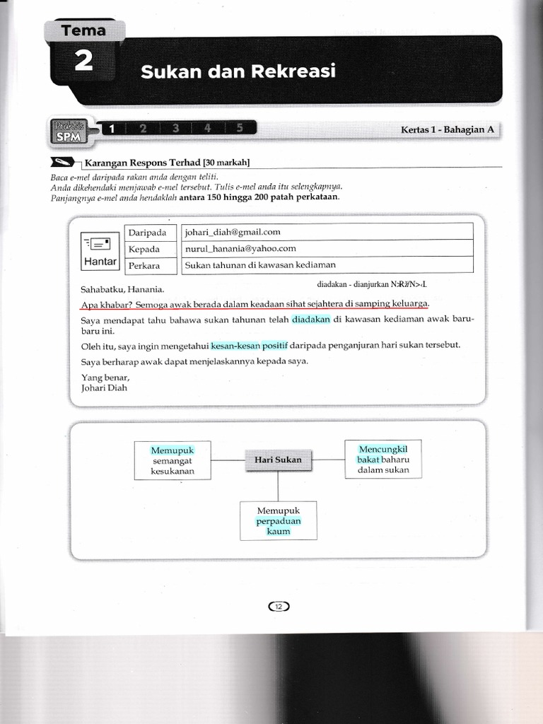 Latihan Emel SPM | PDF